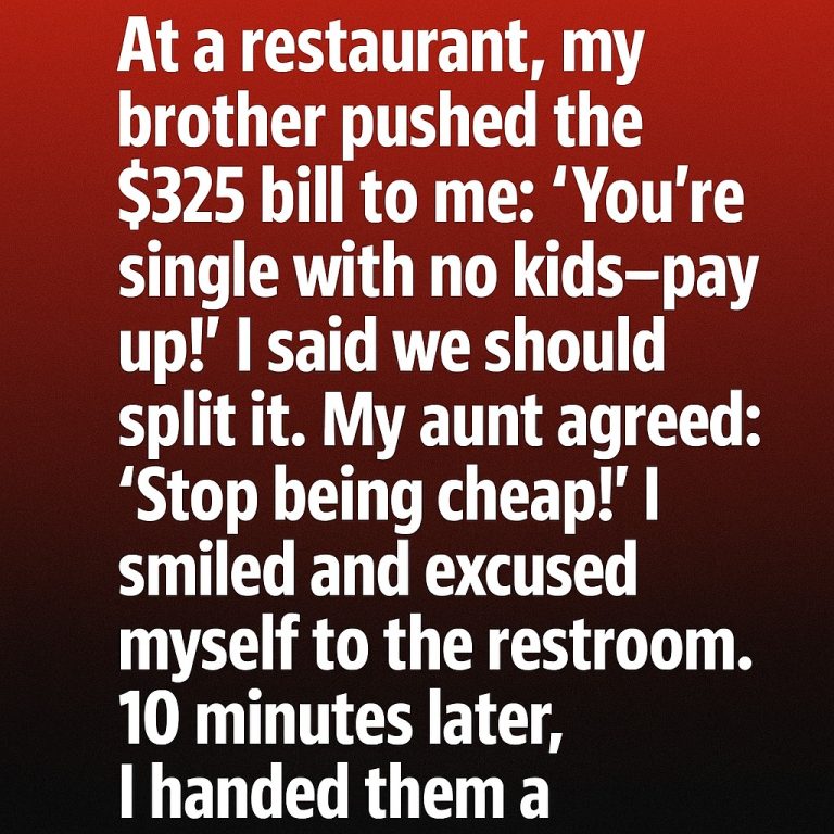 The Dinner Bill That Quietly Redefined Respect – DecoRafit