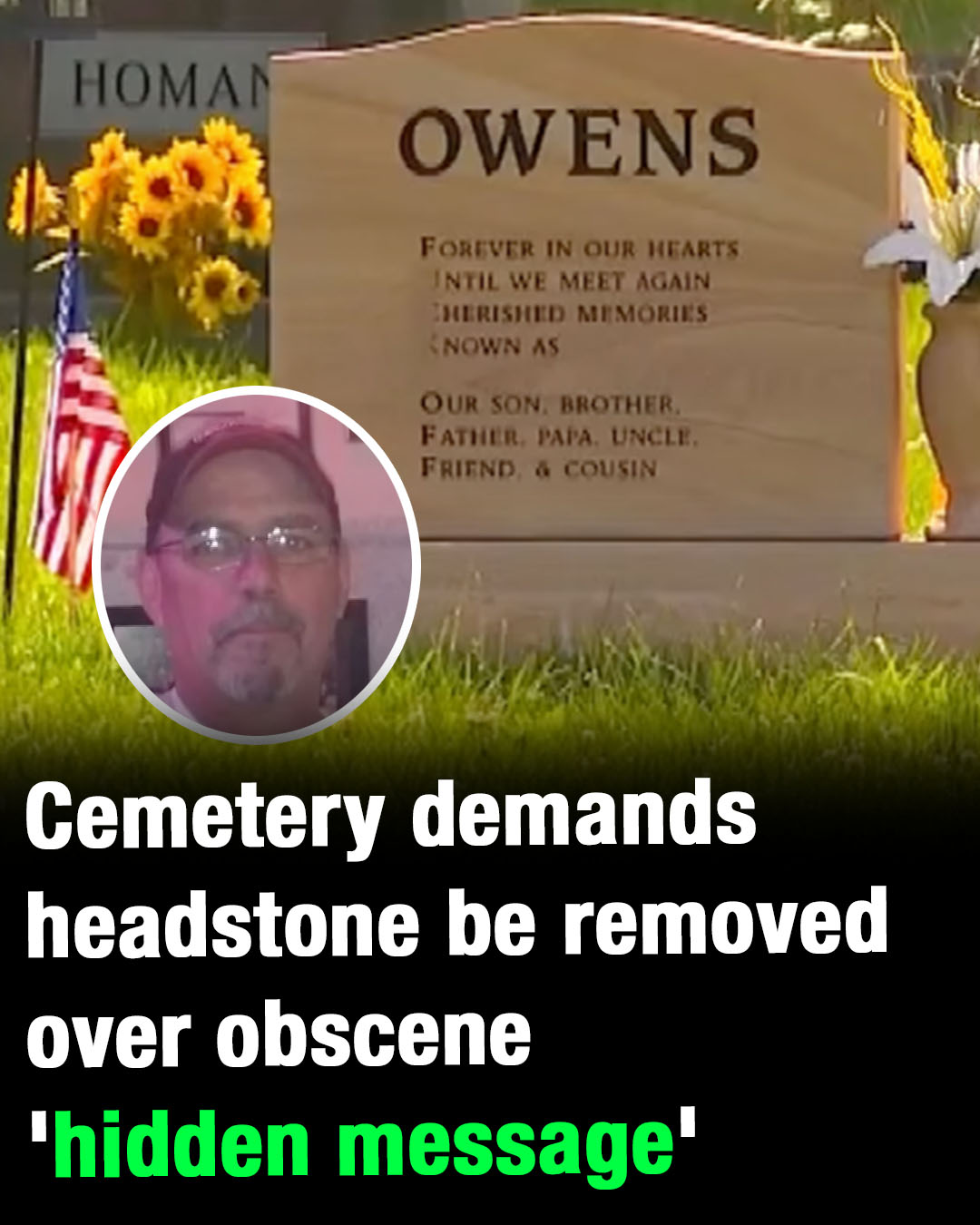 A Hidden Headstone Message Sparks Debate Over Memory, Humor, and ...